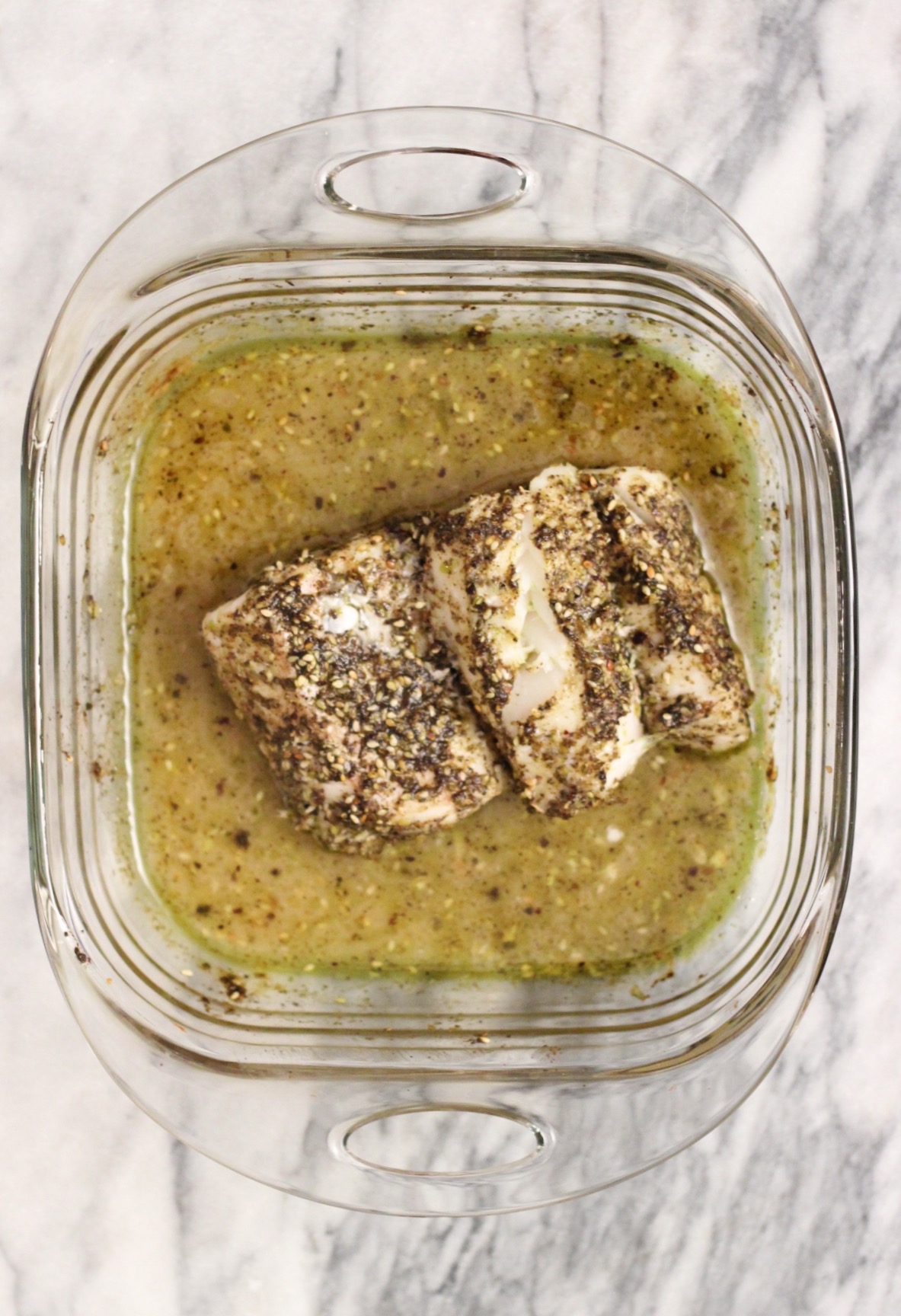 Simple Dinner: Mediterranean Cod + Salad - French Pressed Kitchen