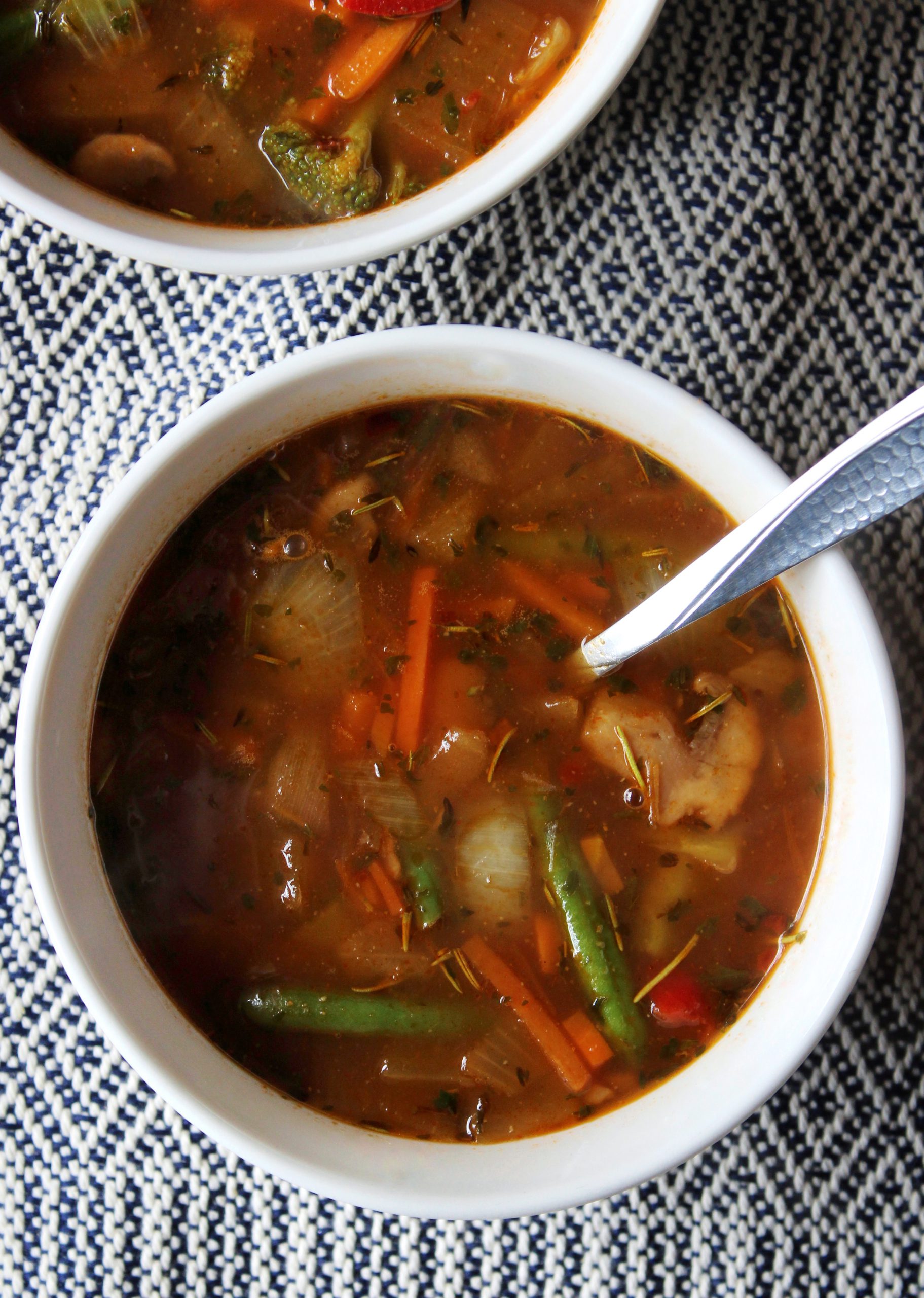 Easy 10 Minute Pantry Vegetable Soup - French Pressed Kitchen